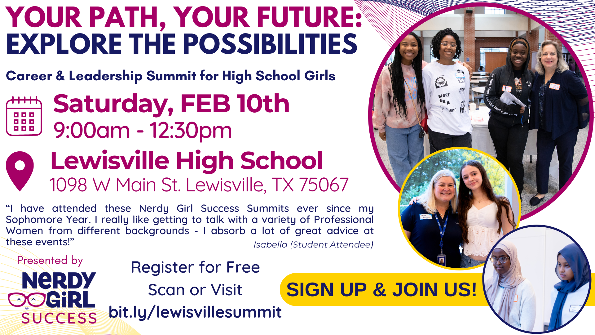 Dallas Career & Leadership Summit Event - Nerdy Girl Success